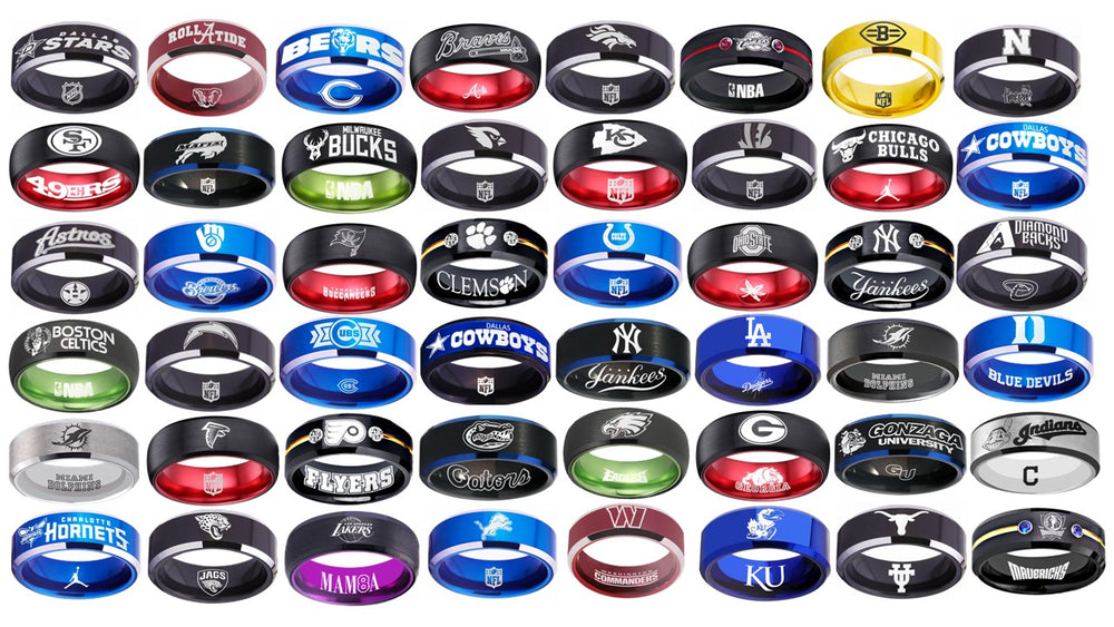 Pro Baseball Rings | Customizable MLB Rings | MLB Themed Wedding Rings ...